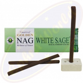 Vijayshree Golden Nag White Sage Dhoop Sticks