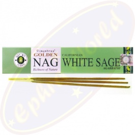 Vijayshree Golden Nag Californian White Sage Masala Räucherstäbchen