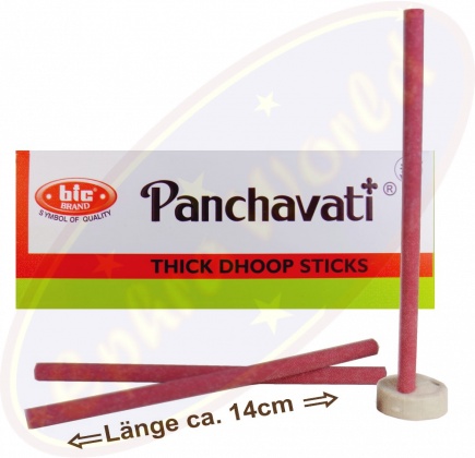 bic Brand Panchavati Thick Dhoop Sticks 80g