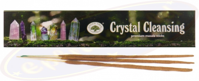 Green Tree Crystal Cleansing Masala Räucherstäbchen
