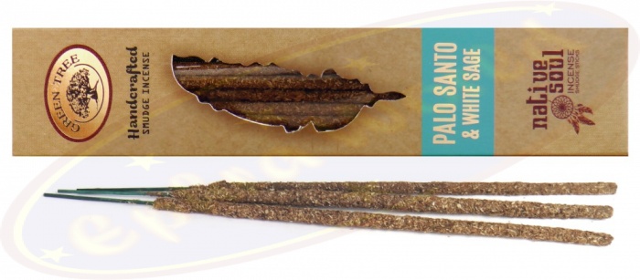 Green Tree Native Soul Palo Santo & White Sage Smudge Räucherstäbchen