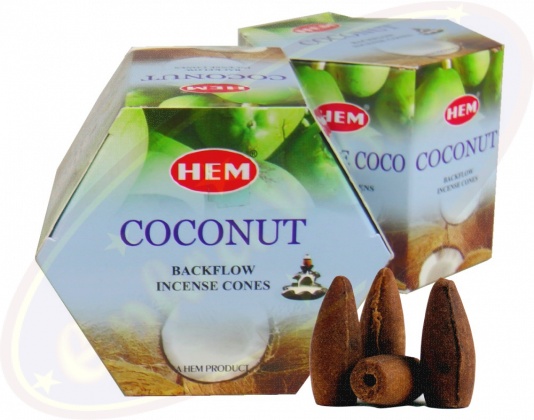 HEM Coconut Backflow Cones Rückflussräucherkegel