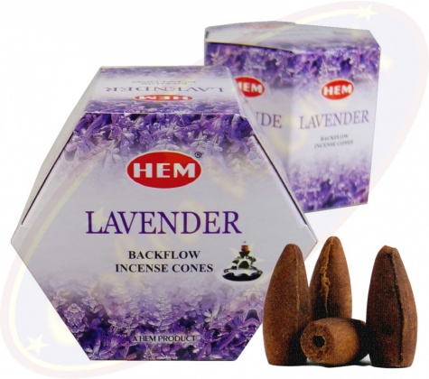 HEM Lavender Backflow Cones Rückflussräucherkegel