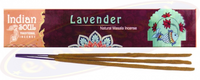 Indian Soul Lavender Natural Masala Räucherstäbchen