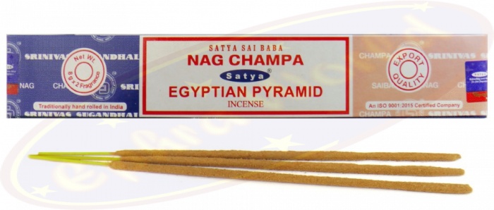 Satya Combo Pack Sai Baba Nag Champa & Egyptian Pyramid Masala ...
