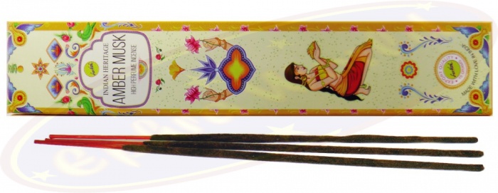 Sree Vani Indian Heritage Amber Musk Masala Räucherstäbchen