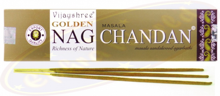 Vijayshree Golden Nag Chandan Masala Räucherstäbchen 40g